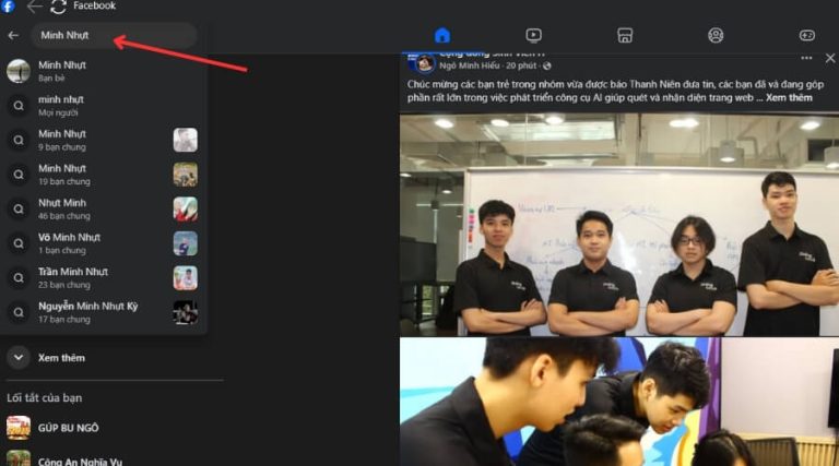 Cách tìm Facebook qua tên: Hướng dẫn chi tiết 2026